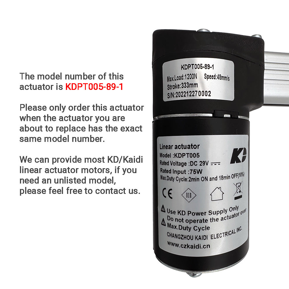Kaidi KDPT005-89-1 Linear Actuator for recliner/lift chair – Life Easy ... Kaidi KDPT005-89-1 Linear Actuator for recliner/lift chair – Life Easy ...