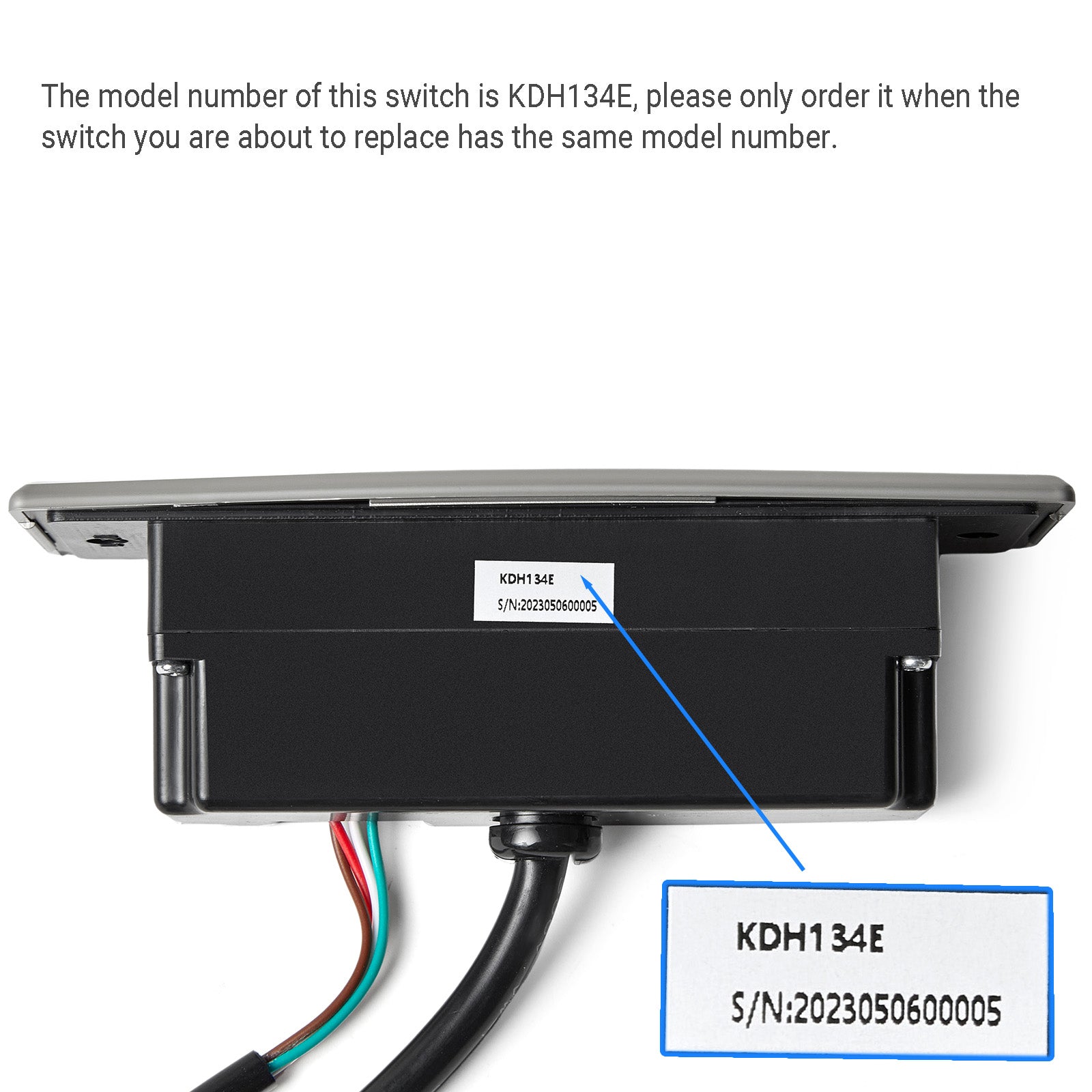 KDH134E 6-Button 8-pin Switch for Power Recliner or Lift Chair with US ...