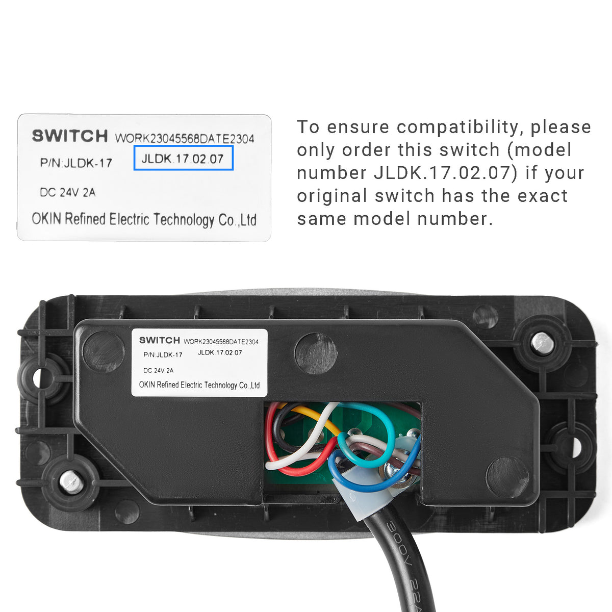 OKIN JLDK.17.02.07 Six Button 7-pin Switch – Life Easy Supply