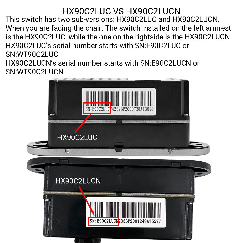 eMoMo HX90C2LUC/HX90C2LUCN Switch 3 Button 2 Plug with USB port for Li ...